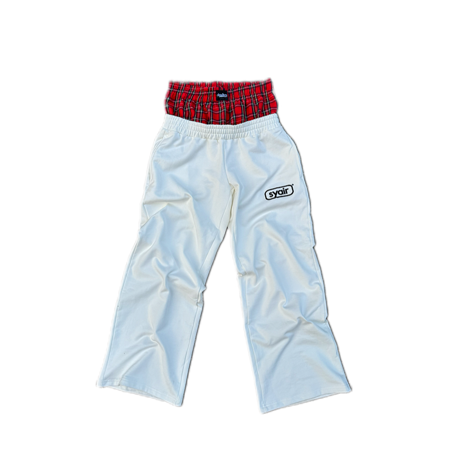 Syair Double Layered Sweats - White – SYAIR SAIHARA